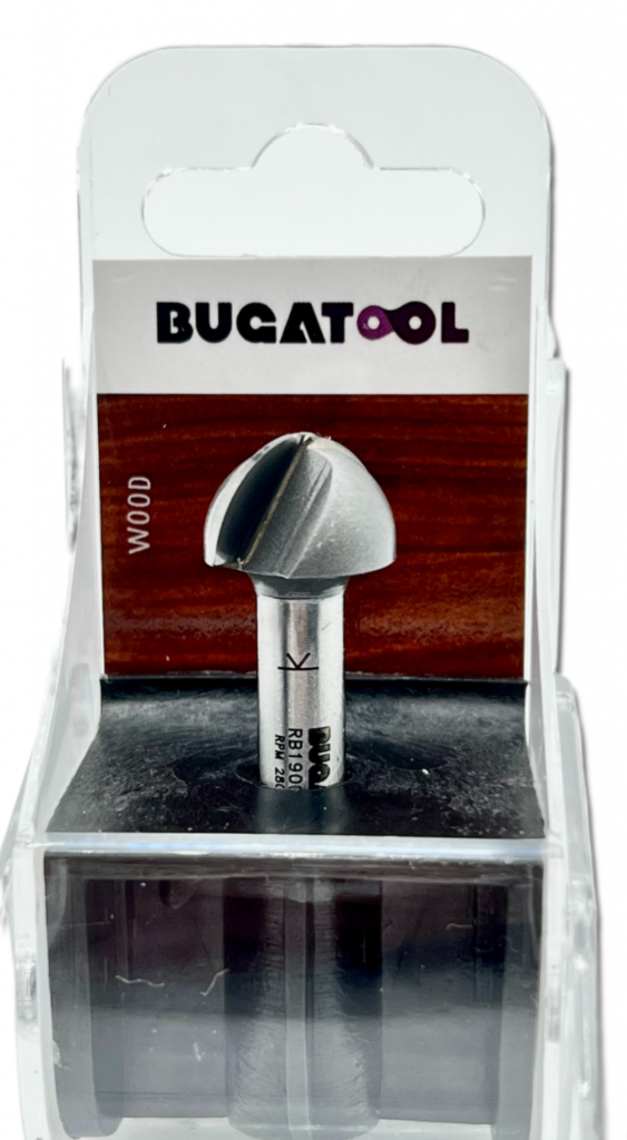 S8 D19 R9.5 Convex Radius Milling Cutter with 2 Blades | Bugatool
