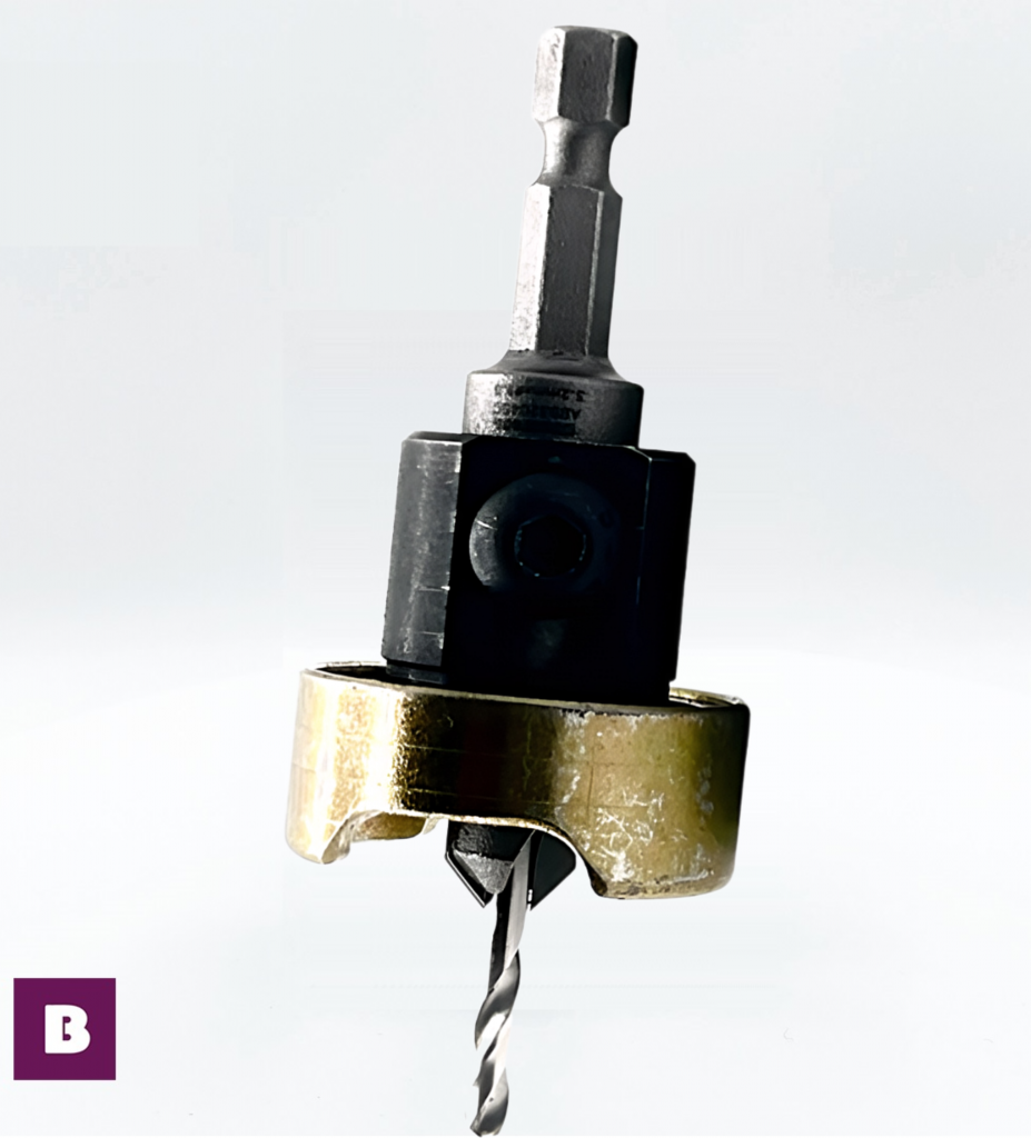 Countersink with 4.5 mm HSS Drill Bit and PRO Stop | Bugatool